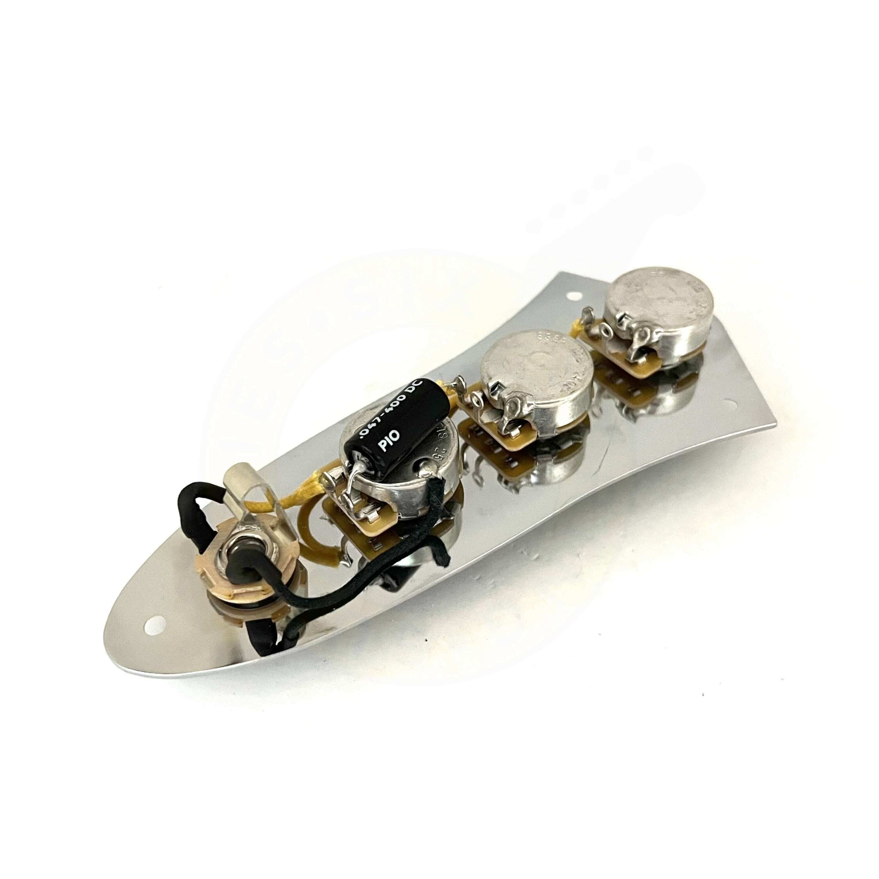 Loaded Jazz Bass® Control Plate — Six String Supplies