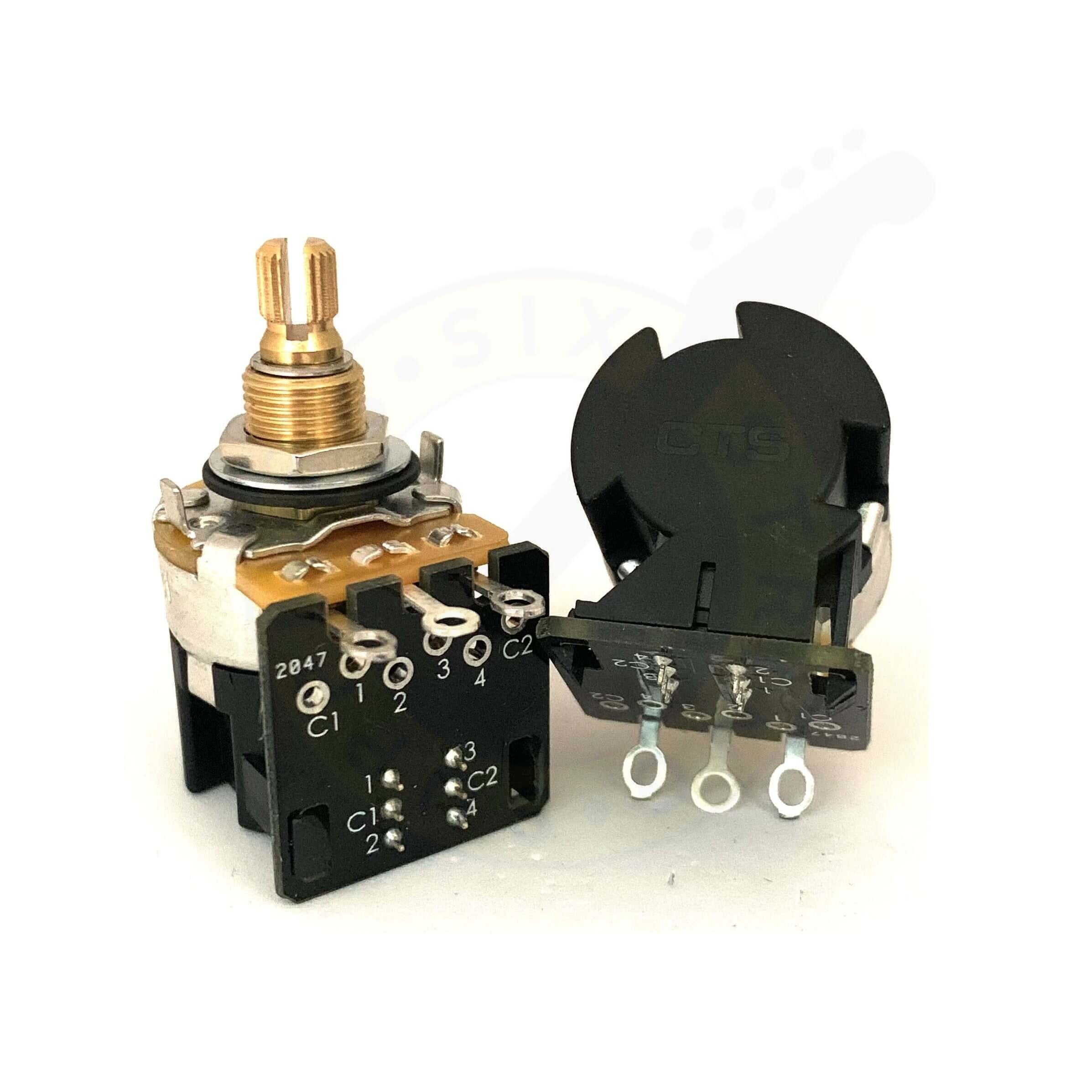 SSS Premium® CTS Push Pull Pots — Six String Supplies