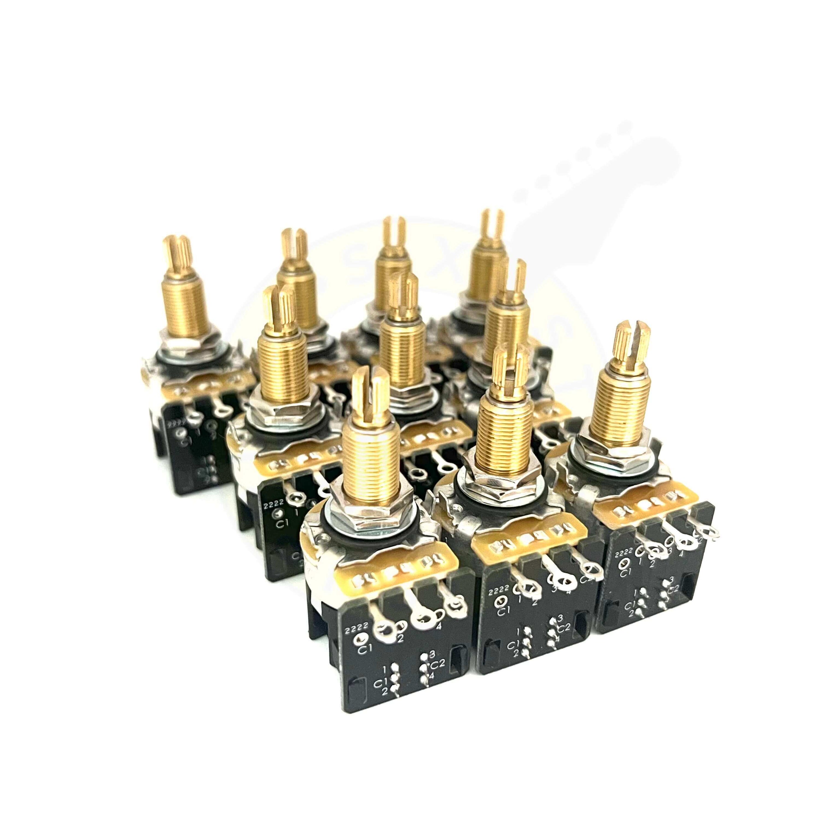 SSS Premium® CTS Push Pull Pots - Bulk — Six String Supplies